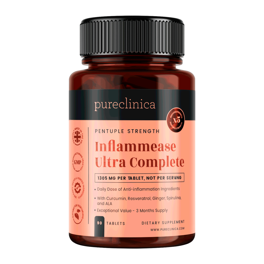 Inflammease Ultra Complete 1305mg x 90 tablets (95% Curcumin & more ...
