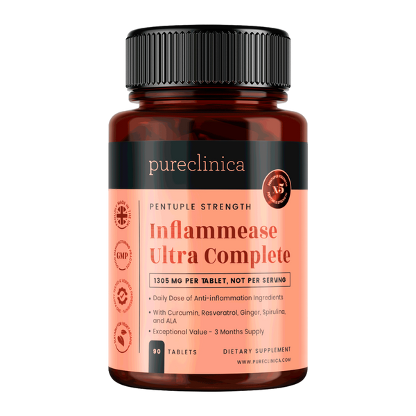 Inflammease Ultra Complete 1305mg x 90 tablets (95% Curcumin & more ...