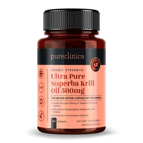 Ultra Pure Krill Oil 500mg x 120 capsules – pureclinica.com