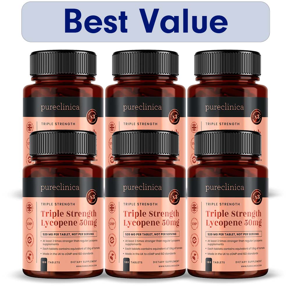 Lycopene 50mg. 180 tablets per bottle - triple strength, 35% OFF ...