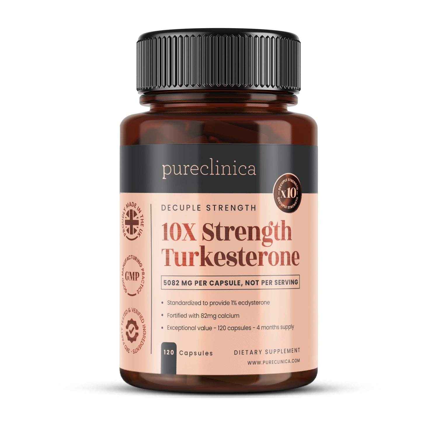 10x Strength Turkesterone - pureclinica.com